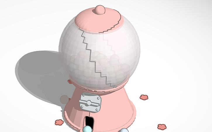 3D design Gachapon - Tinkercad