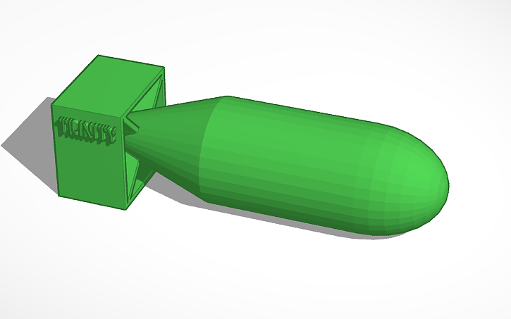 3D design TRINITY NUCLEAR BOMB | Tinkercad