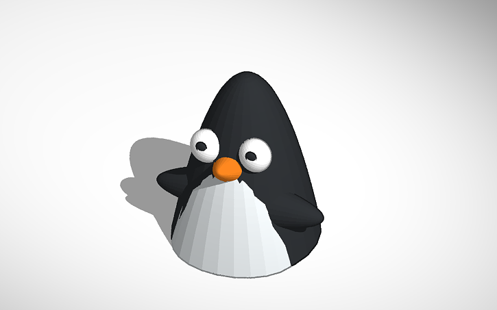 3D design Penguin - Tinkercad