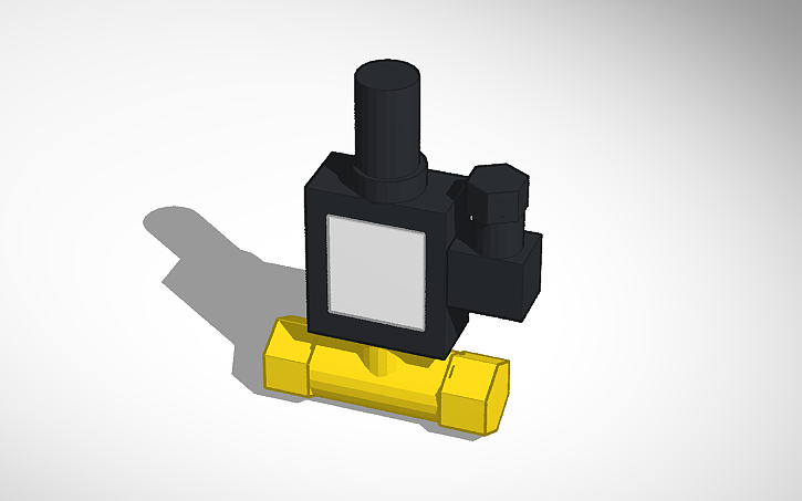 3D design Electro-válvula de gas - Tinkercad