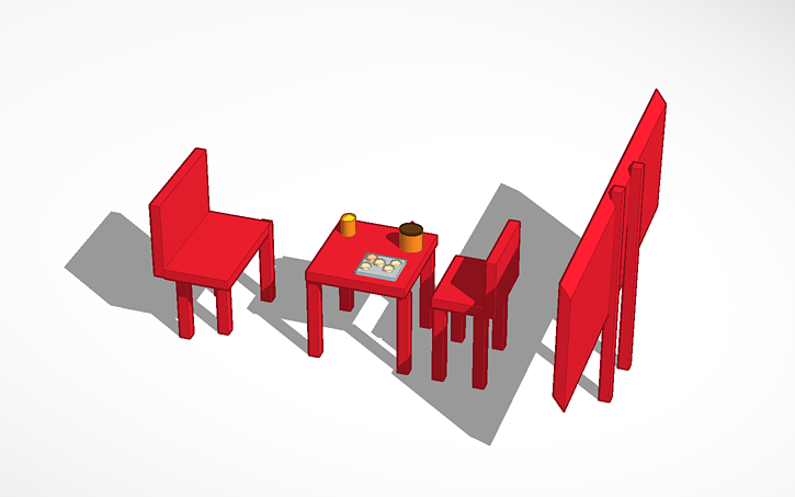 3D design french cafe | Tinkercad