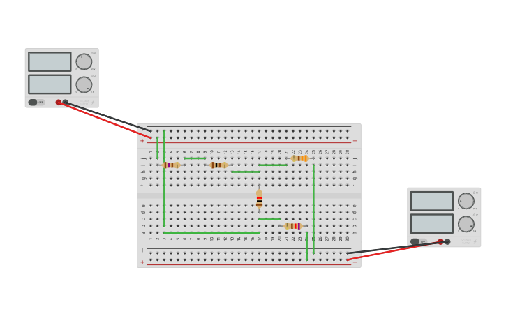 Circuit design Punto 5 parcial | Tinkercad