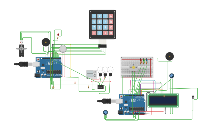 Circuit design Copy of smart farm | Tinkercad