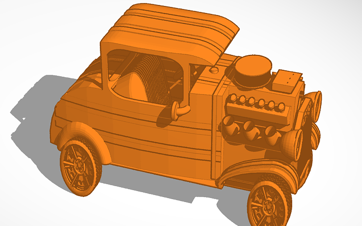 3D design My Hot rod Named Mow | Tinkercad