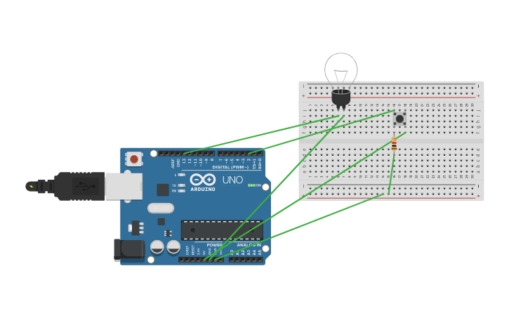 Circuit design LEd WIth Switch BLocks | Tinkercad