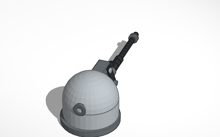3D design Copy of Naval turret | Tinkercad