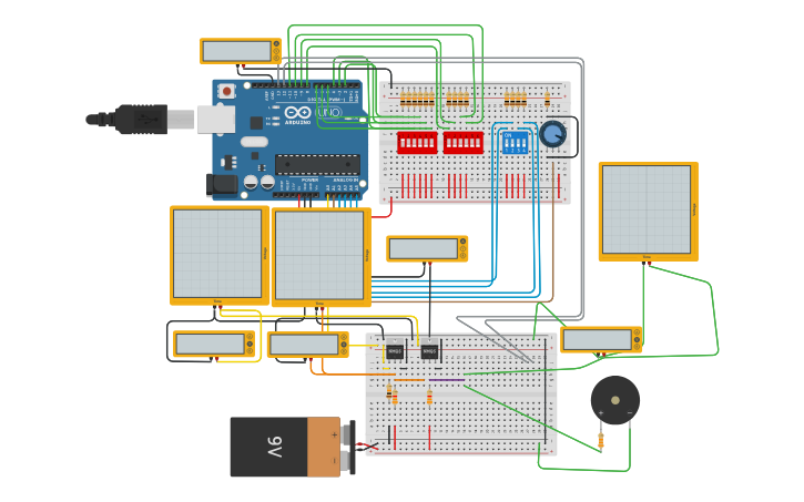 Circuit design Prototype EWI v0.2 | Tinkercad