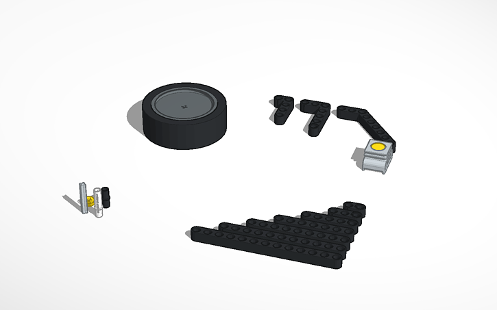 3D design Lego technic set - Tinkercad