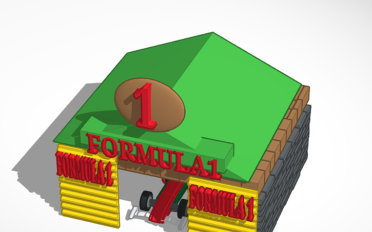 3D design FORMULA 1 - Tinkercad
