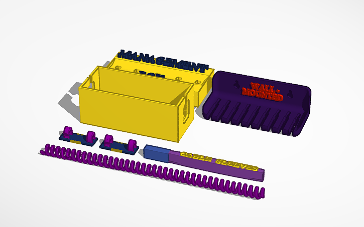 3D design Cable Holder - Tinkercad
