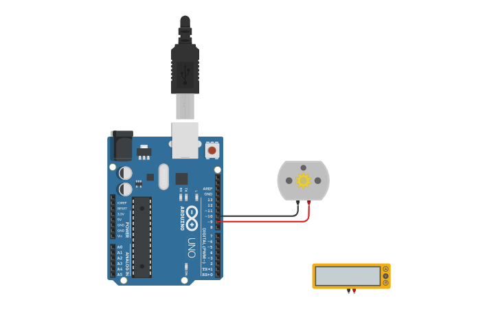 Circuit design KONTROL MOTOR DC | Tinkercad Circuit design KONTROL MOTOR DC | Tinkercad