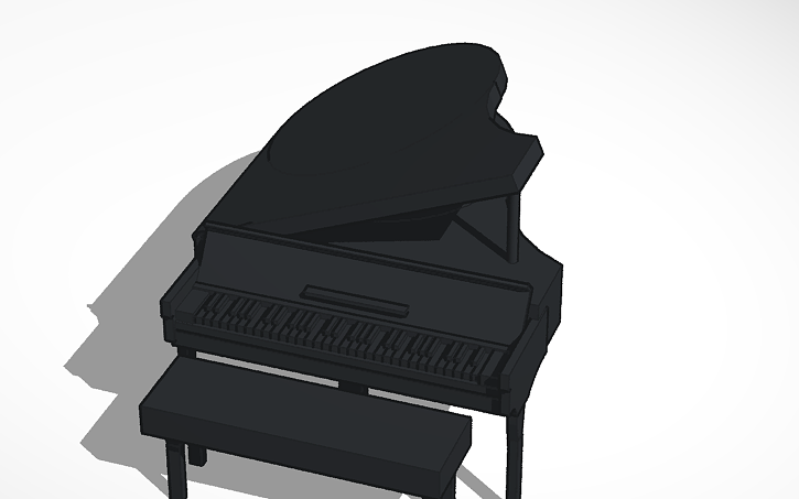 3D design Kaylies Grand Piano | Tinkercad