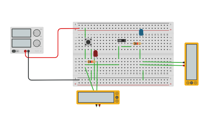 Circuit design initiation - Tinkercad