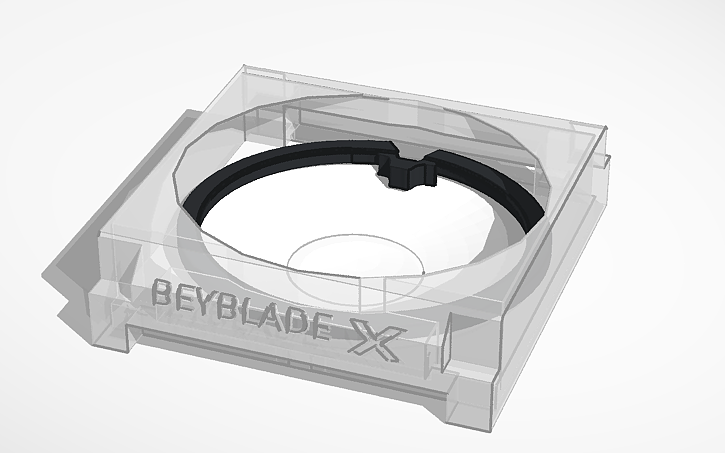 3D design beyblade x stadium - Tinkercad
