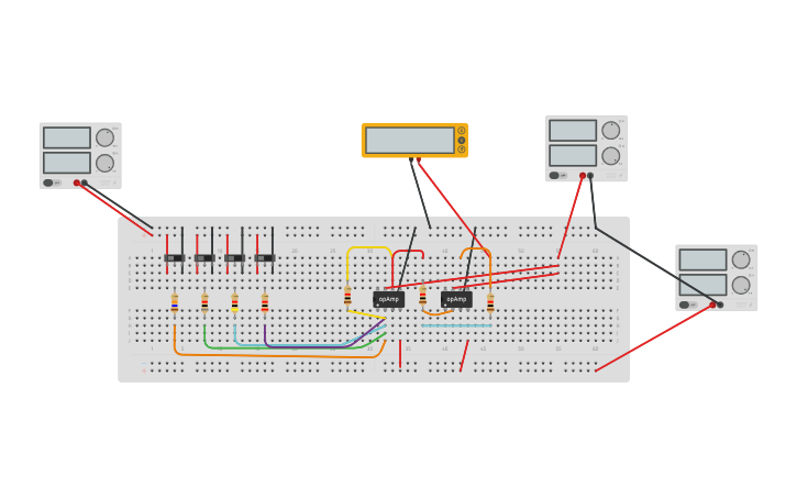 Circuit Design Dac Tinkercad