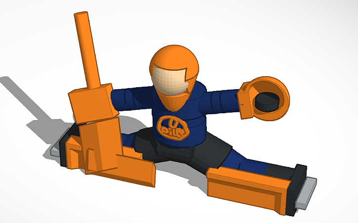 3D design Goalie - Tinkercad