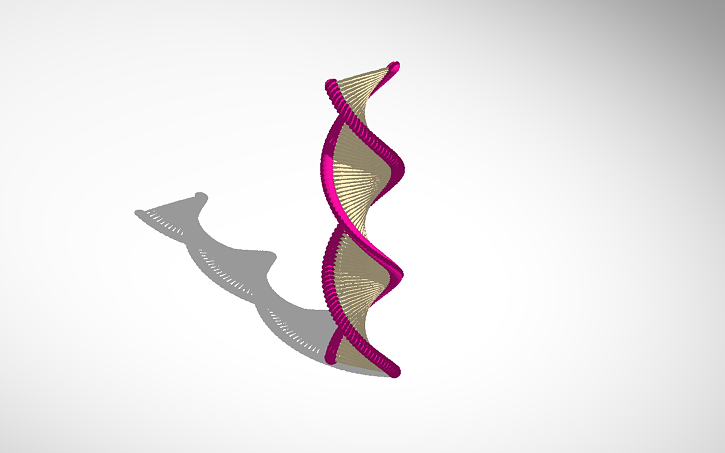 3D design DNA - Tinkercad