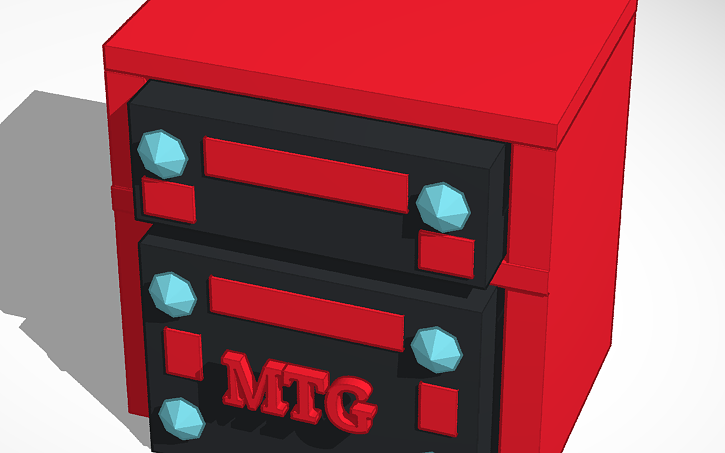 3D design MTG: Deck Box (SA) | Tinkercad