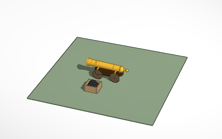 3D design A Cannon | Tinkercad