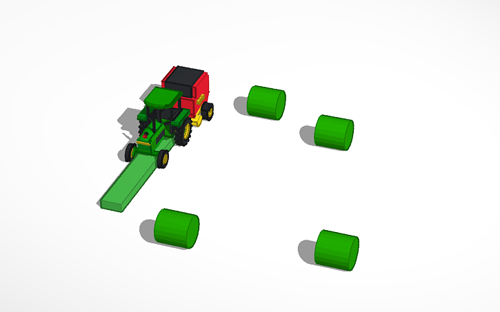 3D design Tractor - Tinkercad