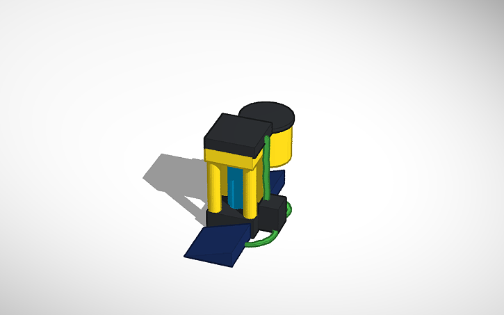 3D design Solar Powered Water Pump - Tinkercad
