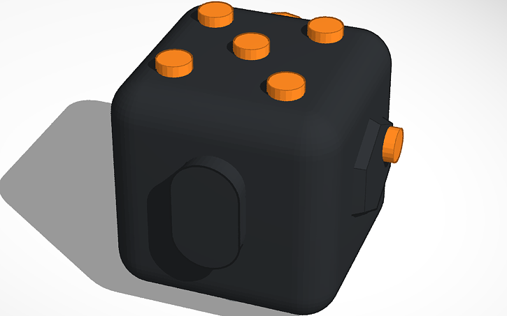 3d Design Fidgit Cube Tinkercad