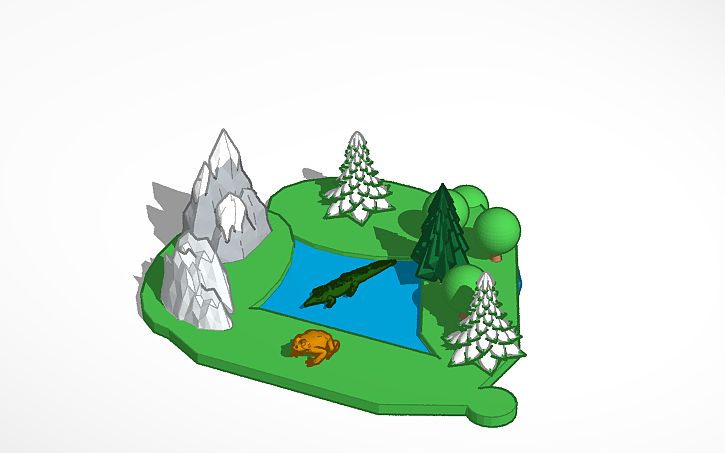 3D design wild habitat | Tinkercad