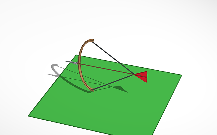 3D design Bow and Arrow | Tinkercad