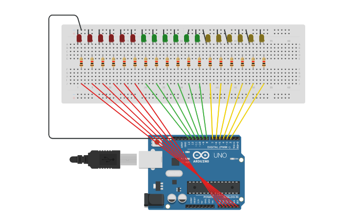 Circuit design Caso Practico 2 - E2 | Tinkercad