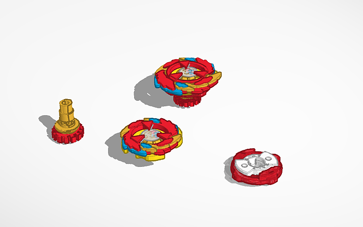 3D design scorching hyperion - Tinkercad