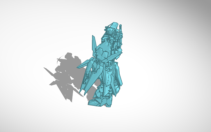 3D design Gundam - Tinkercad