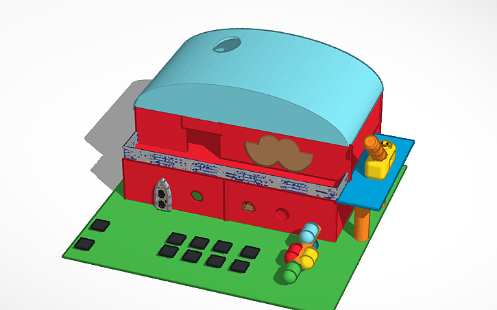 3d Design Инопланетный дом Tinkercad