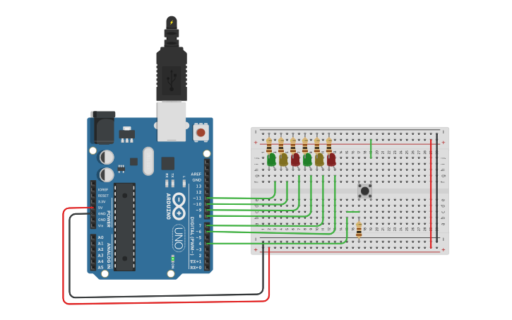 Circuit design Boton - Tinkercad