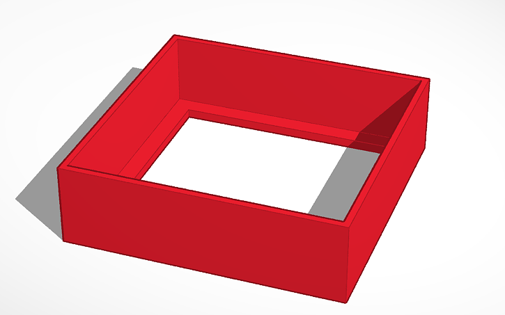 3D design LightBox - Tinkercad
