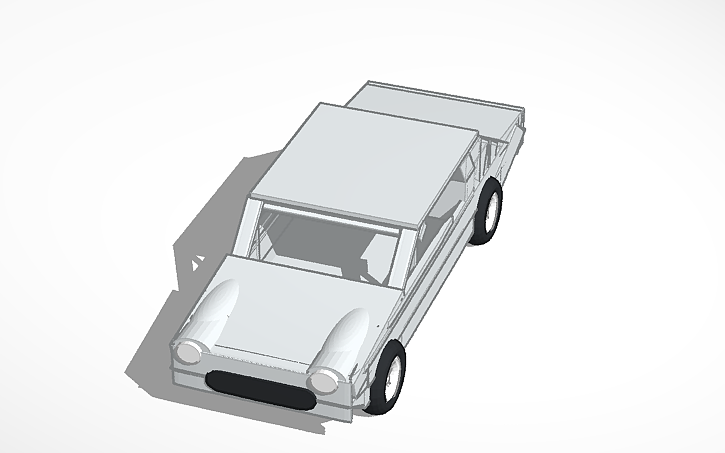 3D design A car model - Tinkercad
