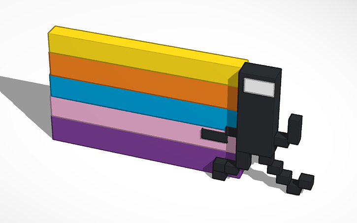 3D design Bit.Trip:Commander Video - Tinkercad