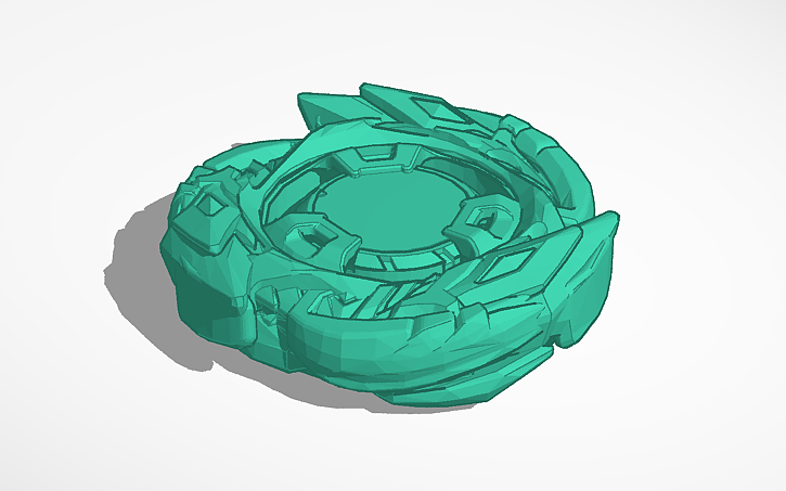 3D design Beyblade x Projeto 3 - v. - Tinkercad