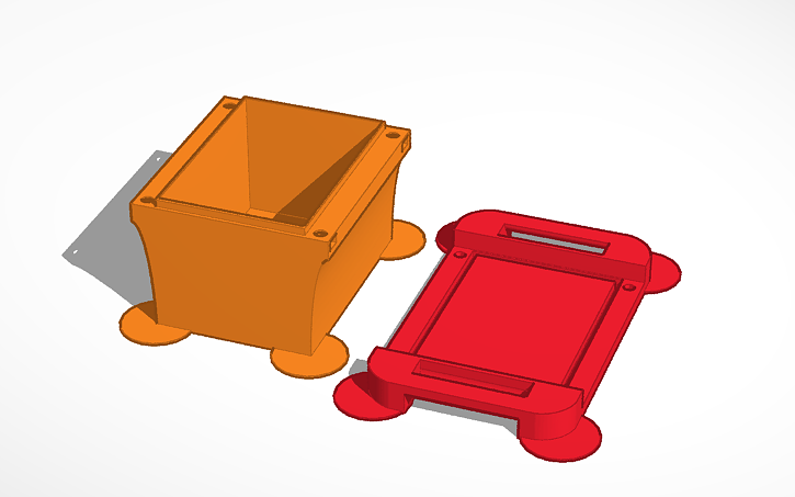 3D design Box waterproof - Tinkercad