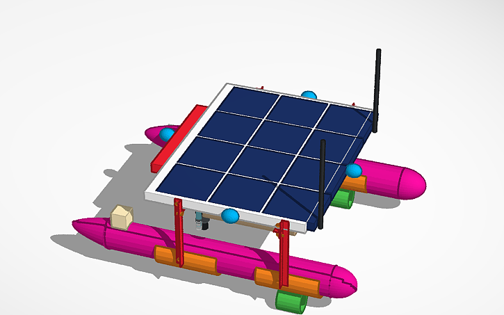 3D design Copy of USV Bath - Tinkercad
