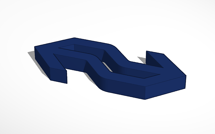 3D design NS Logo - Tinkercad