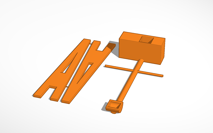3D design Awesome "Couillard" Catapult | Tinkercad