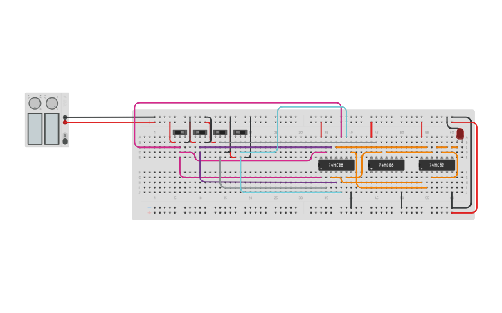 Circuit design Even more Wires - Tinkercad