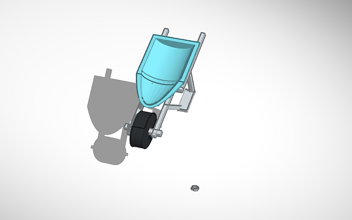 3D design Wheelbarrow - Tinkercad