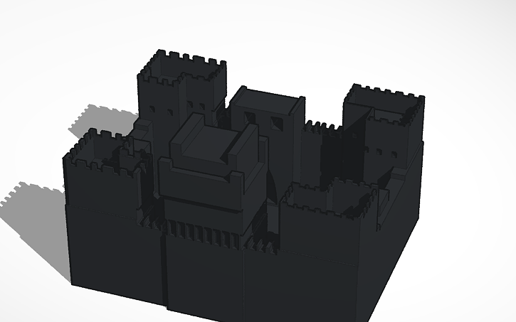 3D design castel this one is the desine ur own - Tinkercad