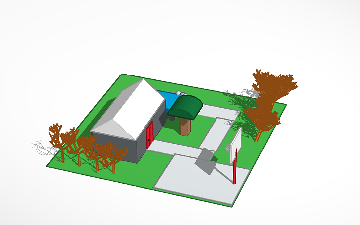 3D design Landscape - Tinkercad
