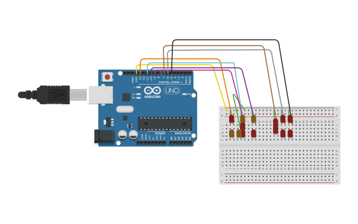 Circuit design Sonia Cedillo 6A Letras Iniciales | Tinkercad