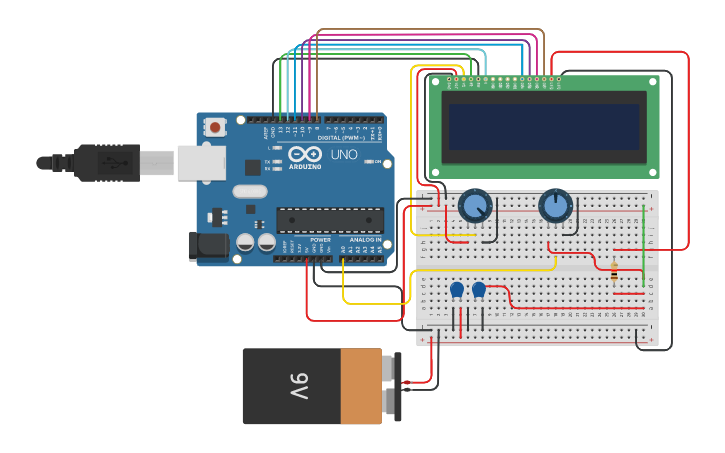 Circuit design Sensor de PH - Tinkercad