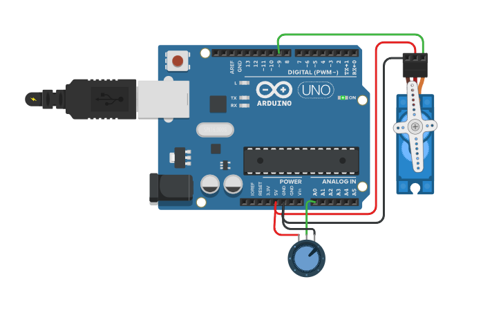 Circuit design EE312: Assignment 3 - Task (e)(ii) - Tinkercad