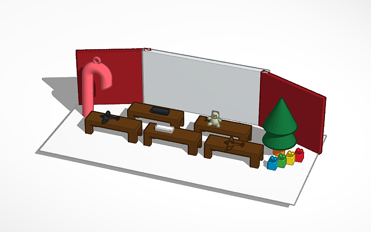 3D design Santa's Workshop - Tinkercad