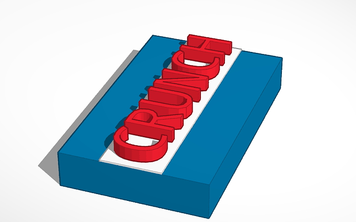 3D design Candy Bar - Tinkercad